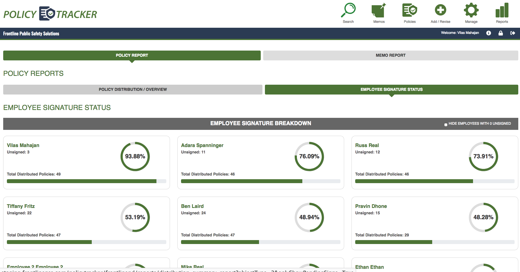 Policy Management Software for Dispatch and Police
